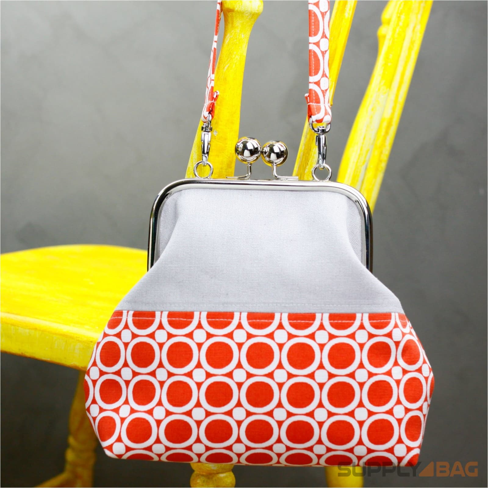 Emily kisslock frame purse making tutorial & pdf pattern – SUPPLY4BAG ...